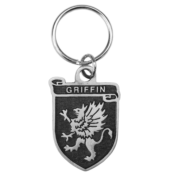 Griffin Irish Coat of Arms Pewter Key Chain - Etsy UK
