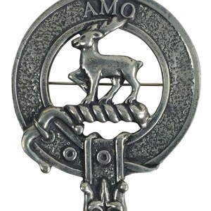 Scott Cap Badge - Pewter Clan Crest Badge - Gaelic Themes Cap Badge or ...