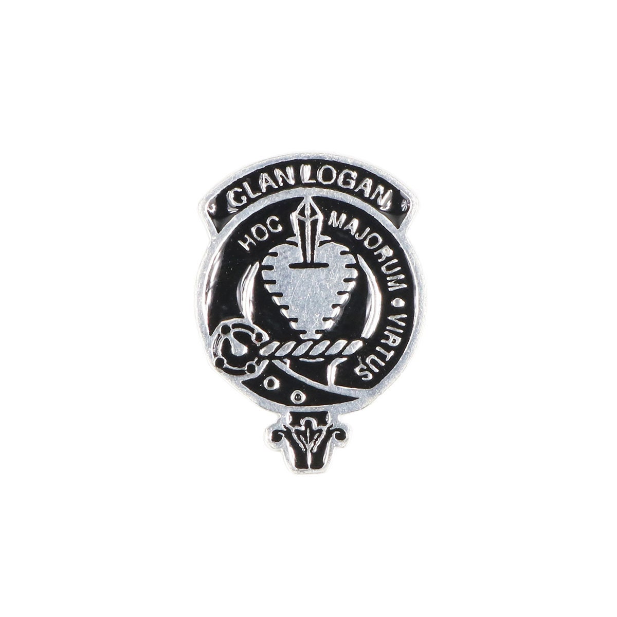 Logan Clan Crest Pewter Mini Badge/pin - Etsy