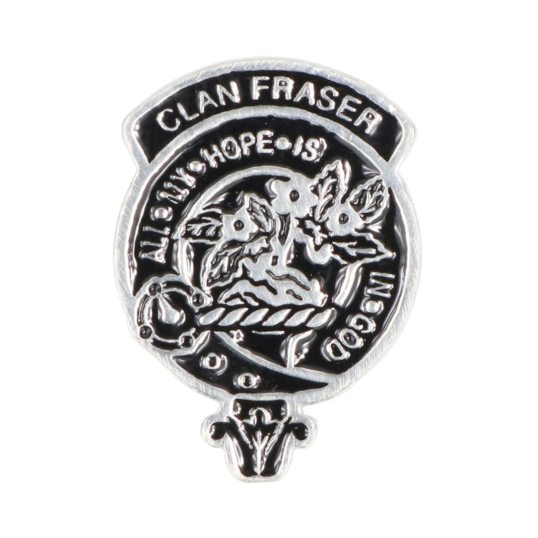 Fraser Clan Crest Pewter Mini Badge/pin - Etsy