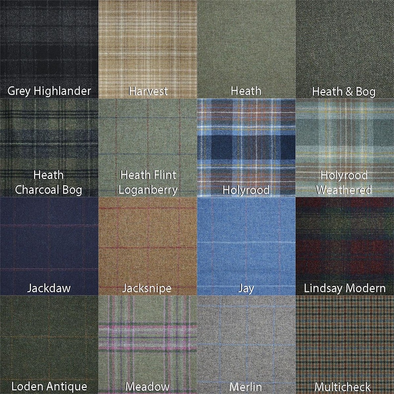 Twill Tweed Fabric - Upholstery - Kilts - Clothing - Etsy