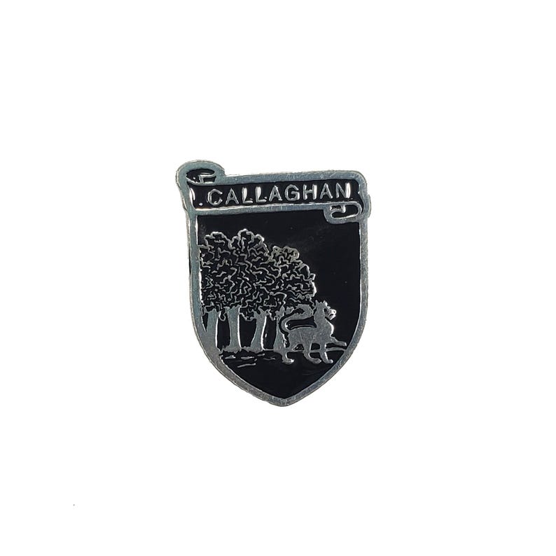 Callaghan Clan Irish Coat of Arms Pewter Mini Badge/pin - Etsy