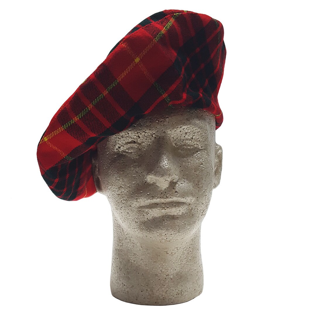 Cameron Modern Homespun Tartan Tam - Wool Blend Tam-combined - Etsy