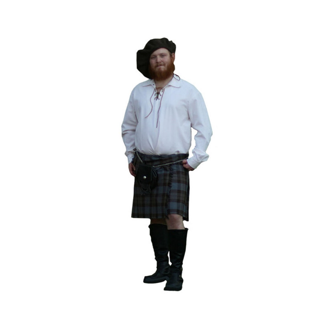 Premium Jacobite Shirt Outlander Style Shirt Made in Scotland Highland ...