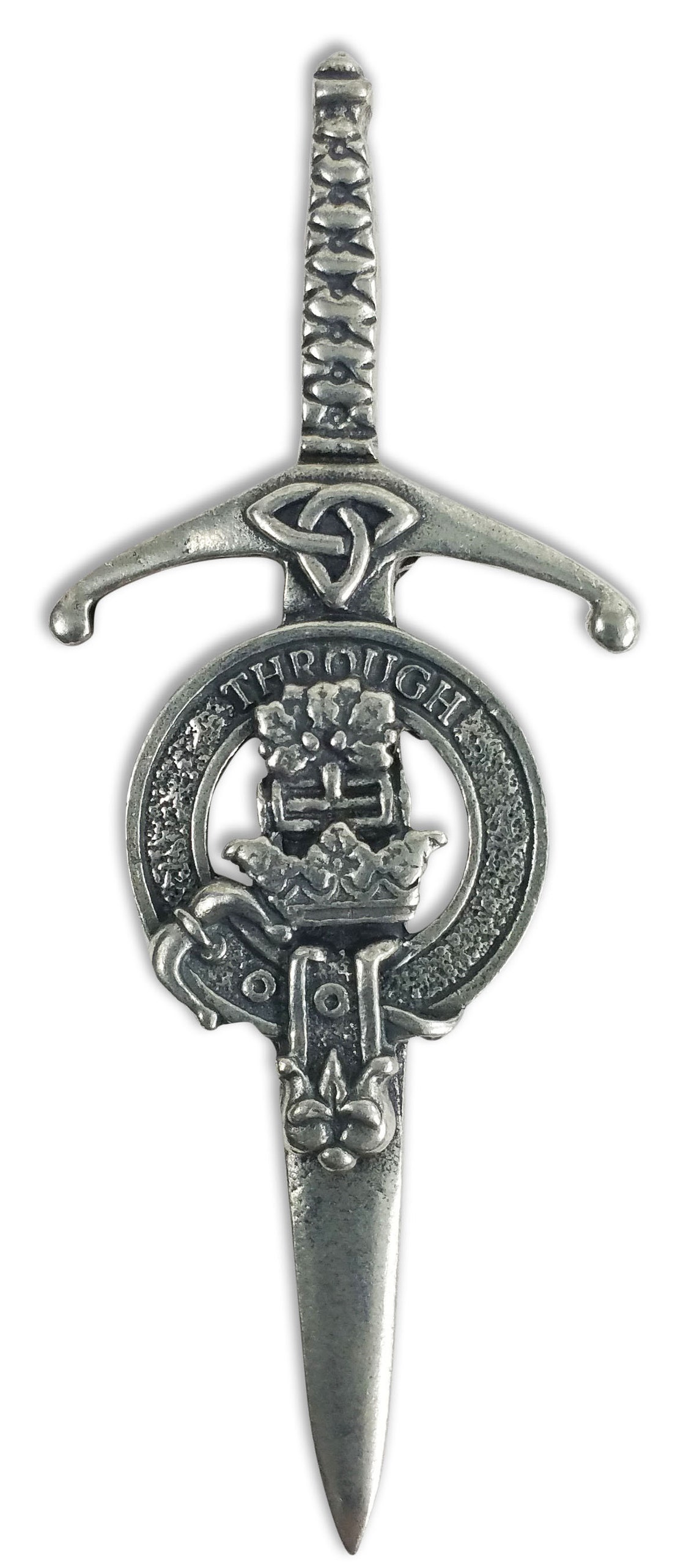 Hamilton Clan Crest Kilt Pin - Gaelic Themes Kilt Pin - Through - Etsy