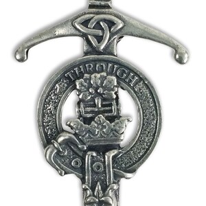 Hamilton Clan Crest Kilt Pin - Gaelic Themes Kilt Pin - Through - Etsy