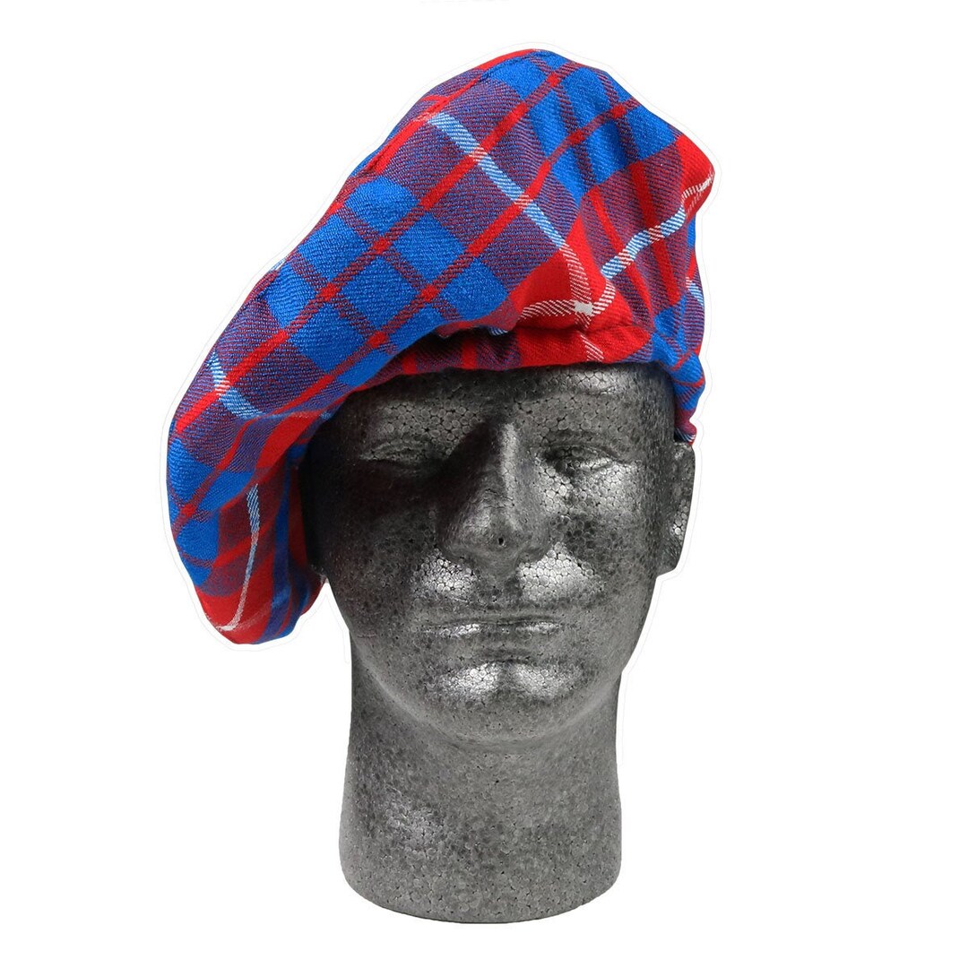 Hamilton Modern Homespun Tartan Tam - Wool Blend Tam - Etsy