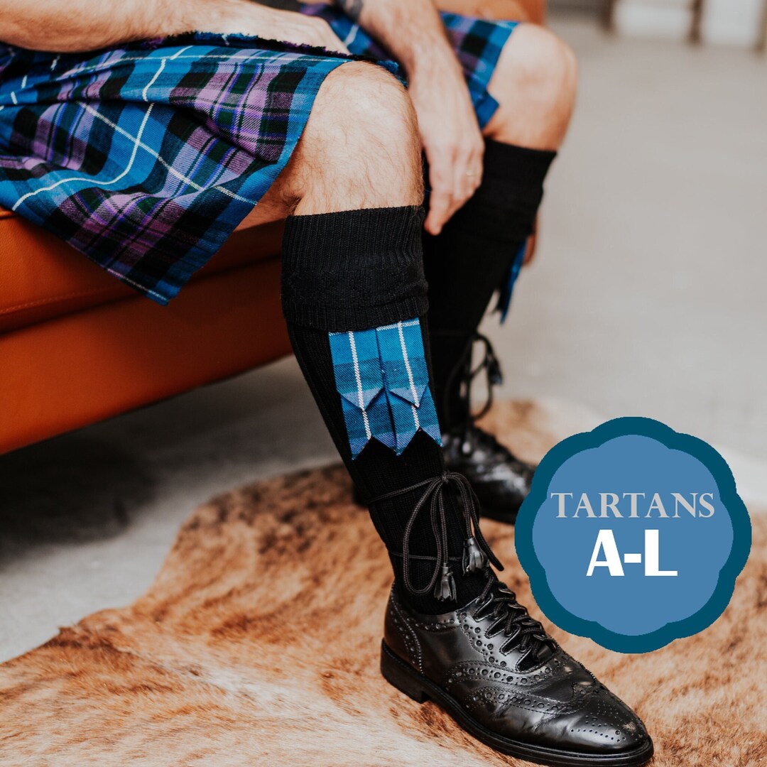 Homespun Tartan Flashes, A-L Tartans - Etsy