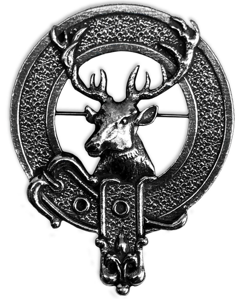 Scottish Stag Cap Badge/brooch - Stag Brooch - Celtic Brooch - Made in ...