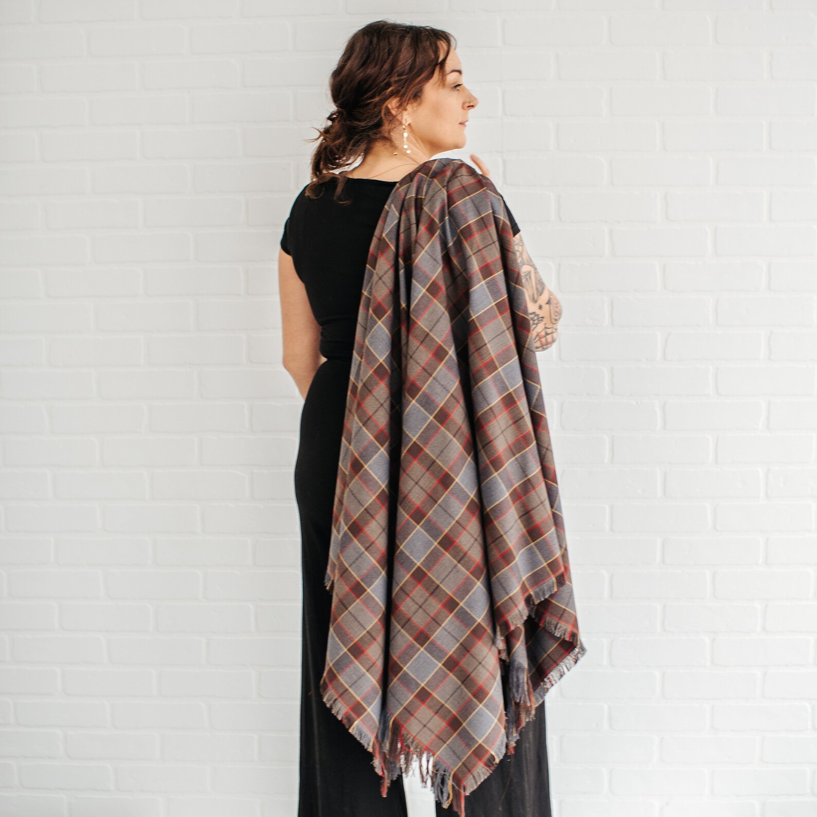 OUTLANDER Wrap Poly/viscose Tartan Made in Scotland - Etsy
