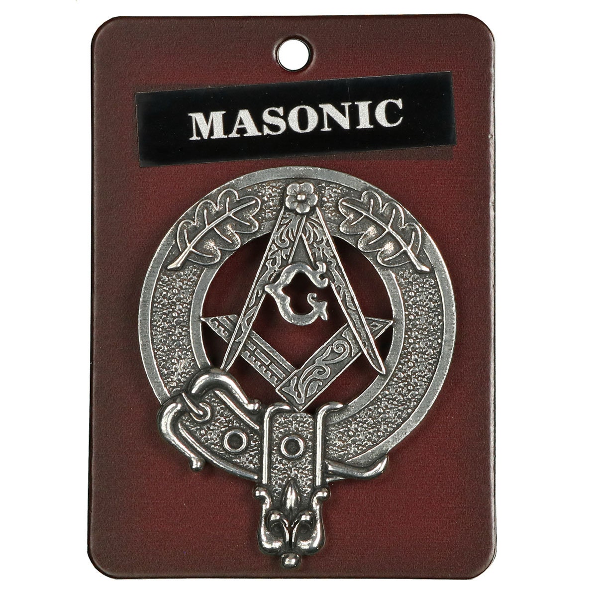 Masonic (freemason) Cap Badge/brooch - Square and Compasses - Made in ...