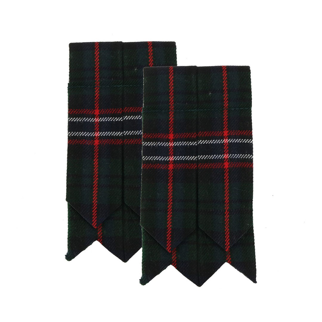 Scottish National Modern Flashes - Homespun Tartan Flashes - Wool Blend ...