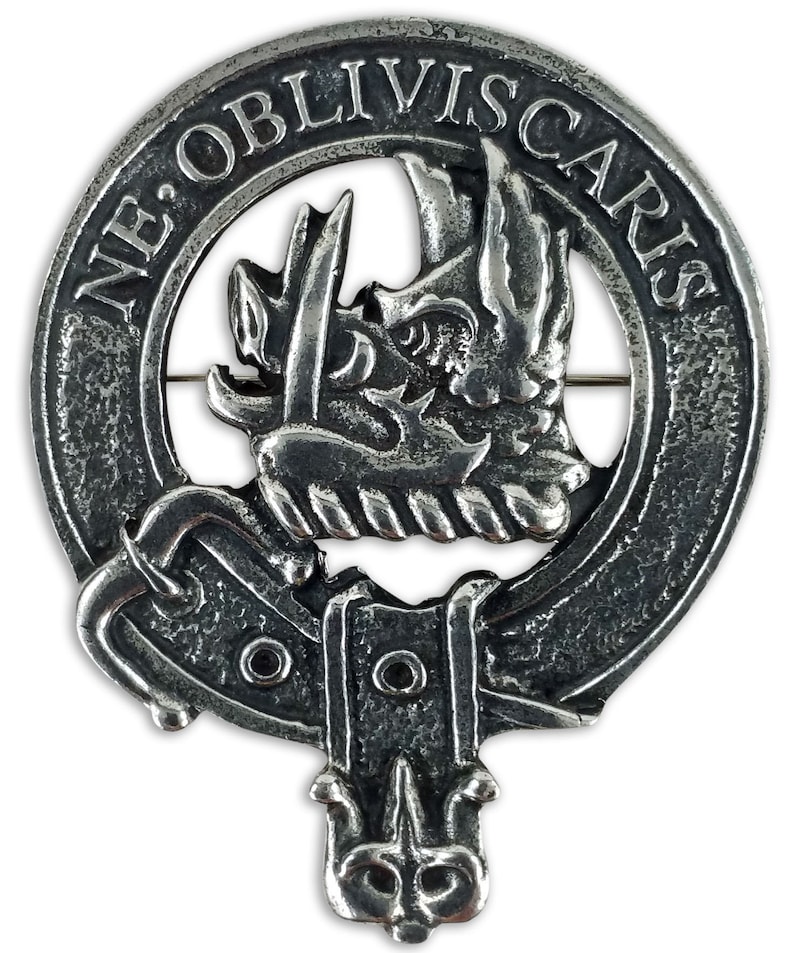 Campbell Cap Badge - Pewter Clan Crest Badge - Gaelic Themes Cap Badge ...
