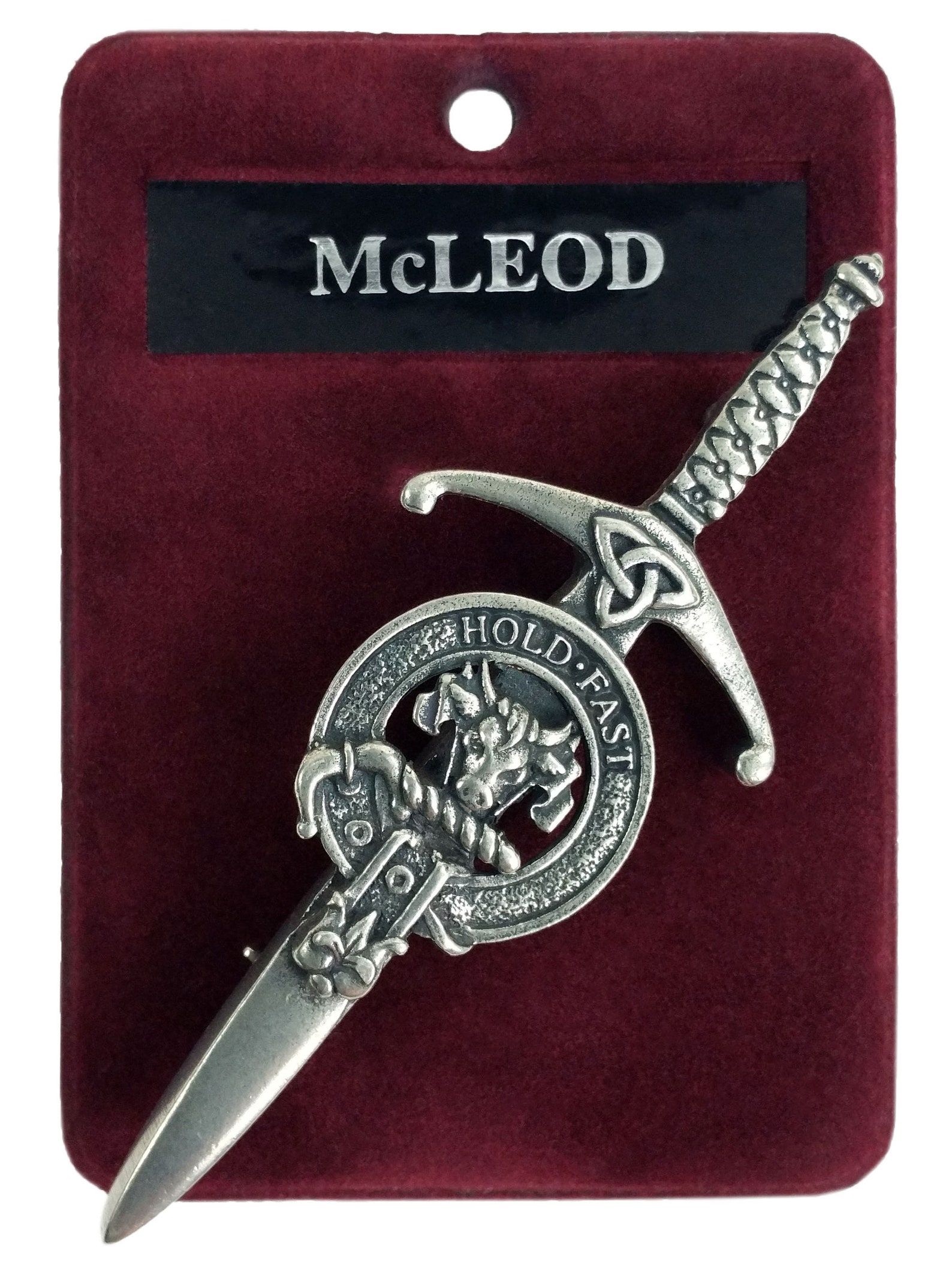 Macleod of Harris Clan Crest Kilt Pin - Gaelic Themes Kilt Pin - Hold ...