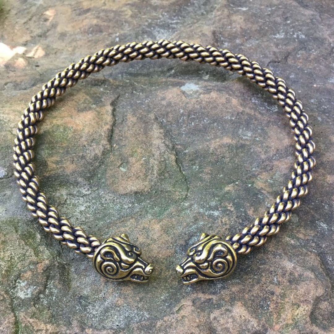 Celtic Bear Neck Torc - Heavy Braid 10mm - Celtic Braided Necklace ...