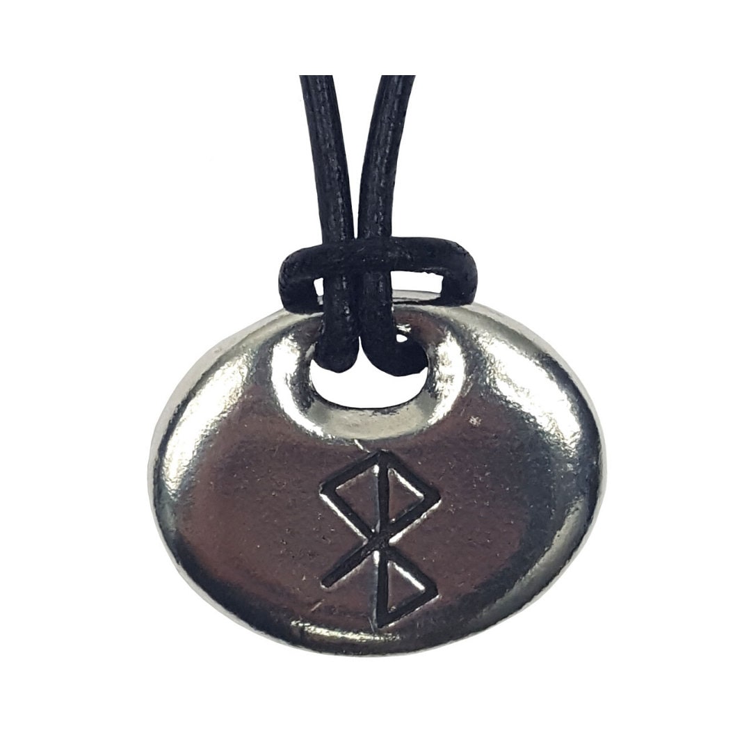 Peace and Happiness Bind Rune Pendant - Viking Runic Necklace - Etsy