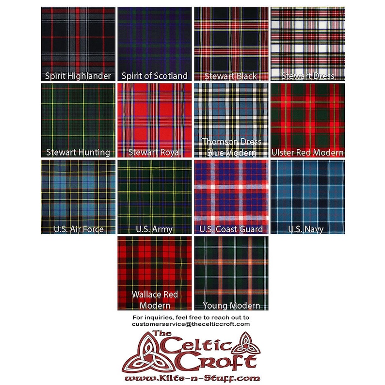 Tartan Christmas Tree - A-L Tartans - Homespun Wool Blend - Made in the ...