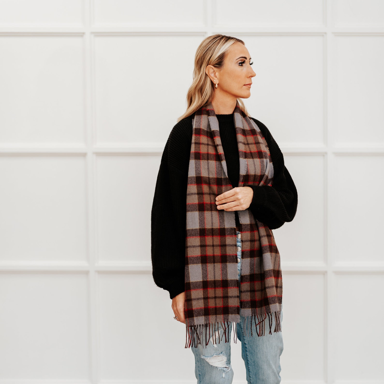 OUTLANDER Lambswool Scarf Made in Scotland From Official - Etsy