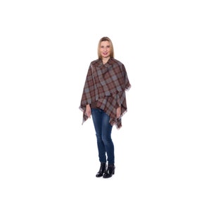 OUTLANDER Wrap Poly/Viscose Tartan Made in Scotland Ships | Etsy