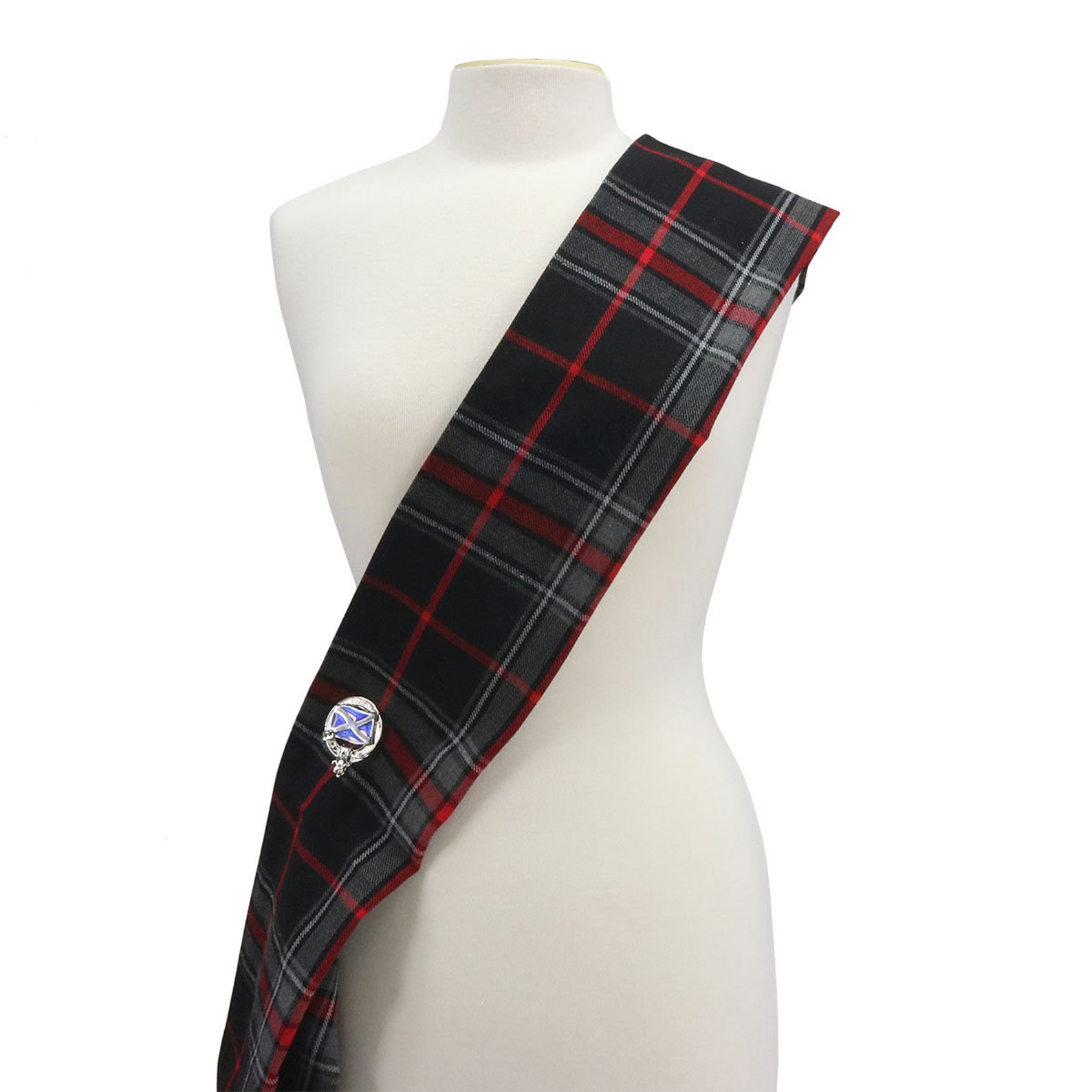 Traditional Scottish Sash M-Y Tartans Homespun Wool Blend - Etsy