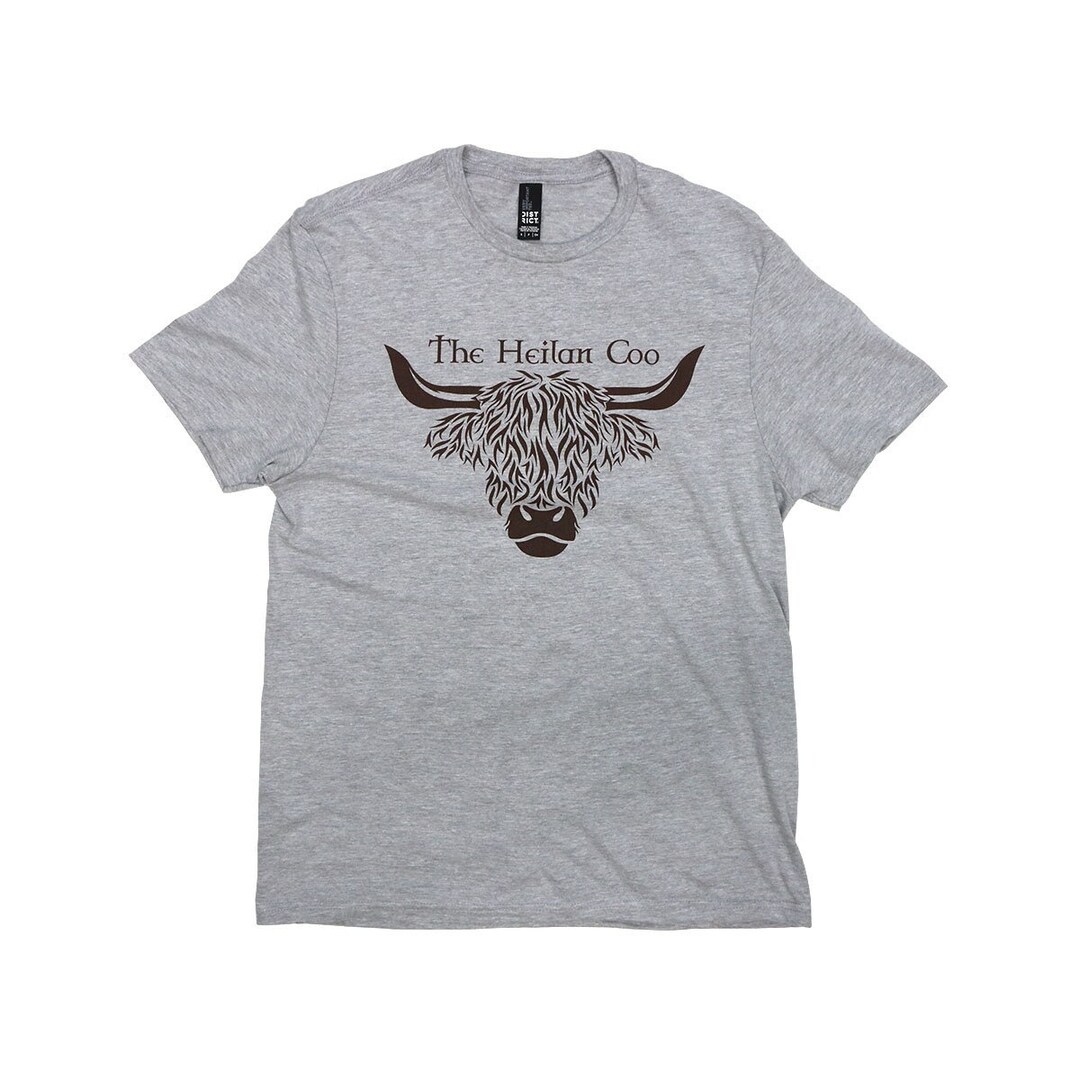 Heilan Coo highland Cow T-shirt - Etsy