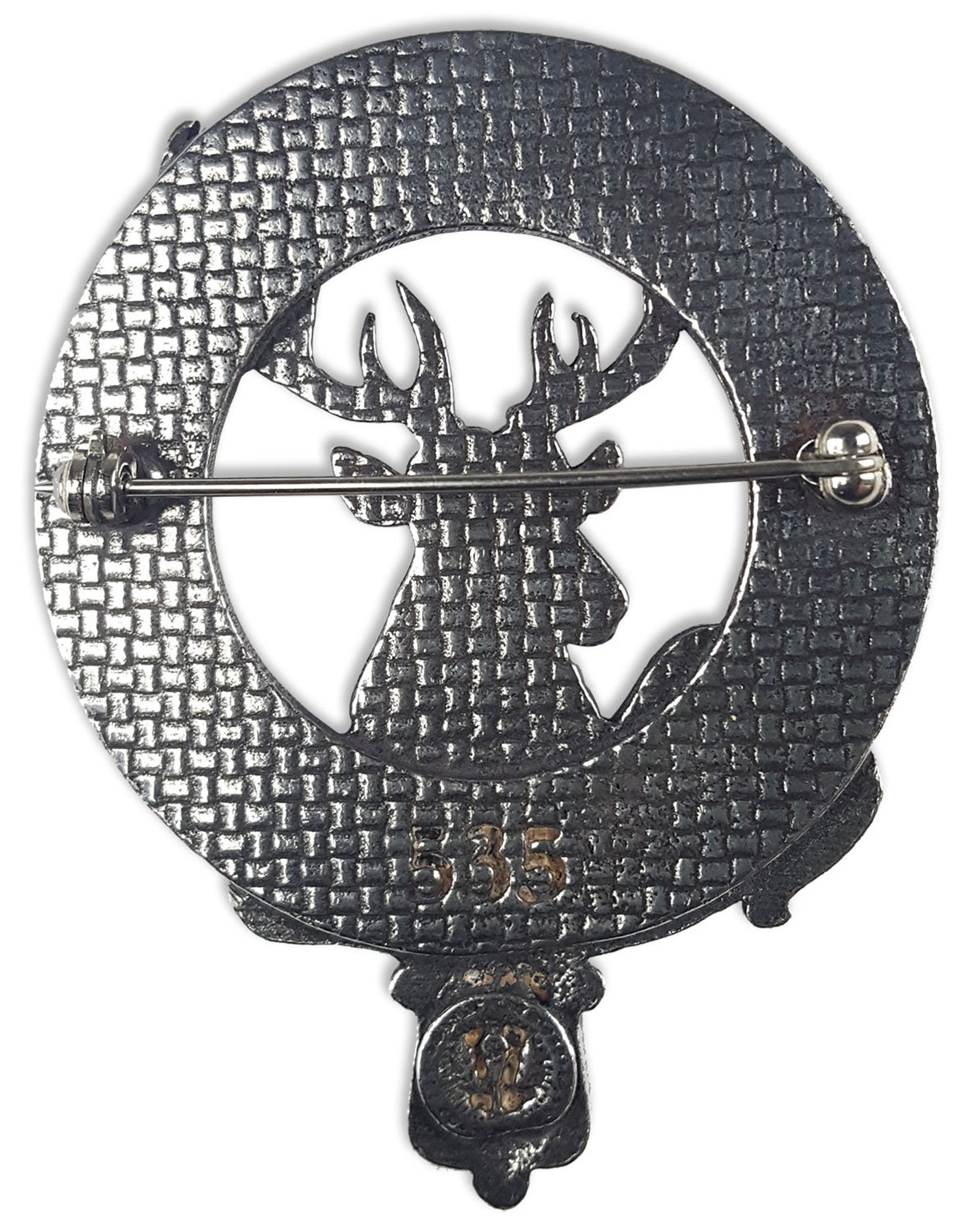 Scottish Stag Cap Badge/brooch - Stag Brooch - Celtic Brooch - Made in ...