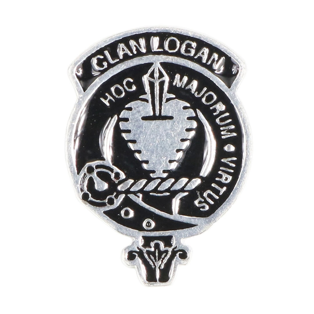 Logan Clan Crest Pewter Mini Badge/pin - Etsy