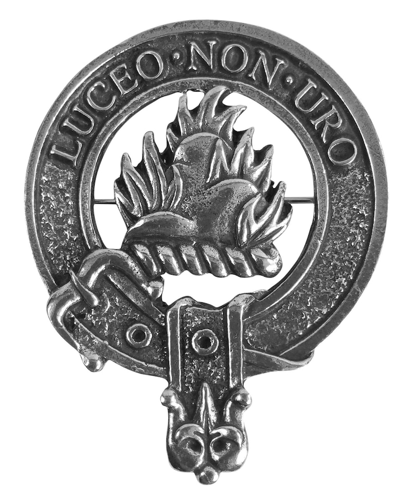Mackenzie Cap Badge Pewter Clan Crest Badge Gaelic Themes | Etsy