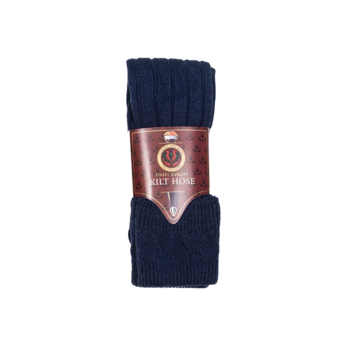 Navy Blue Kilt Hose Wool Blend Made in Scotland the - Etsy