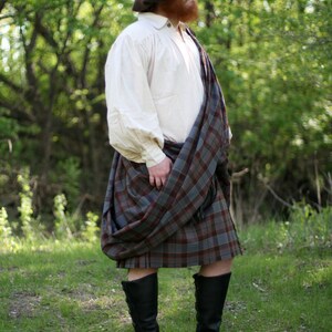 Highland Kilt Shirt - the Celtic Croft - Rustic Highland Kilt Shirt - Etsy
