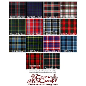 Tartan Kilted Mini Skirt M-Y Tartans - Homespun Wool Blend - Etsy