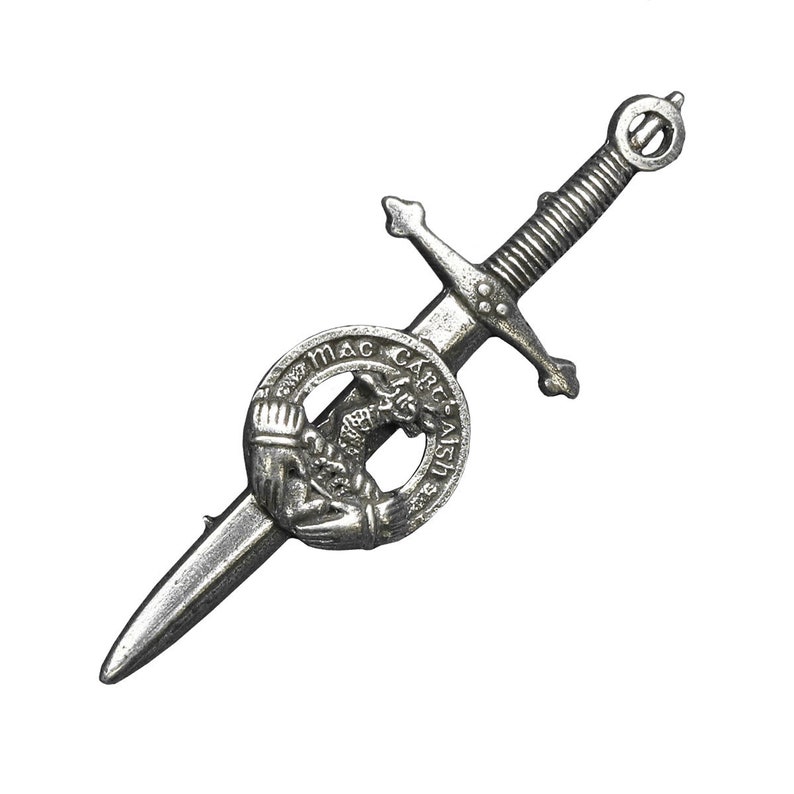 Mccarthy (mccarthaigh) Irish Family Crest Kilt Pin - Made in Scotland ...