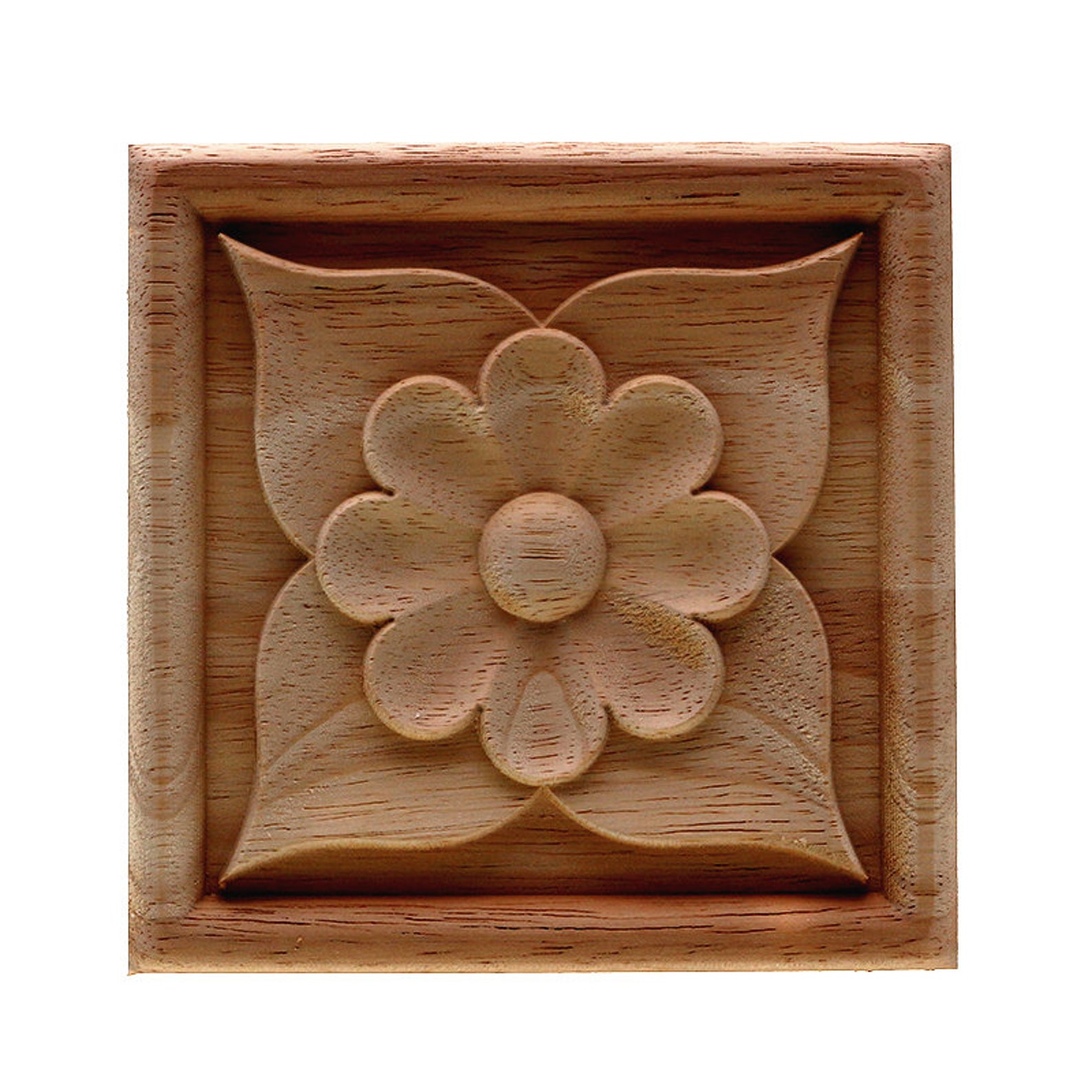 Woodcarving Corner Decal Wood Applique Frame Wall Door - Etsy