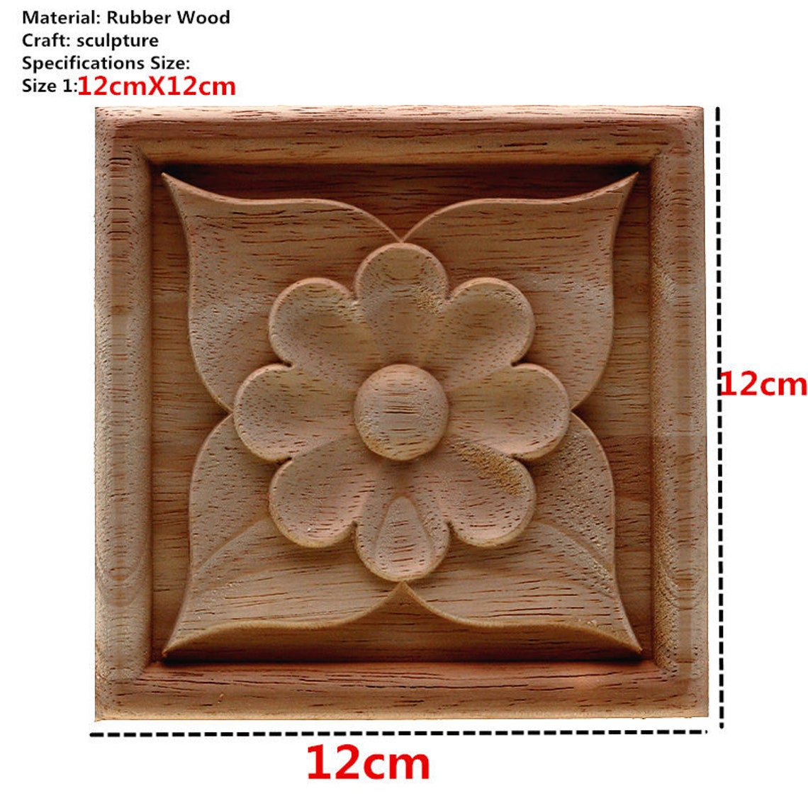 Woodcarving Corner Decal Wood Applique Frame Wall Door - Etsy