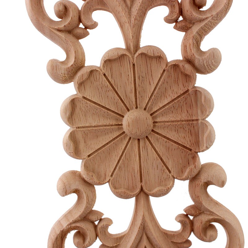 Antique Decorative Wood Appliques Furniture Cabinet Natural | Etsy