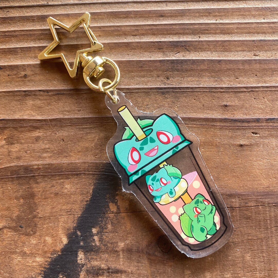 Bulbasaur Boba Keychain - Etsy