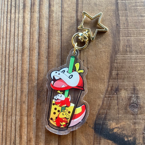 Fuecoco Keychain - Etsy