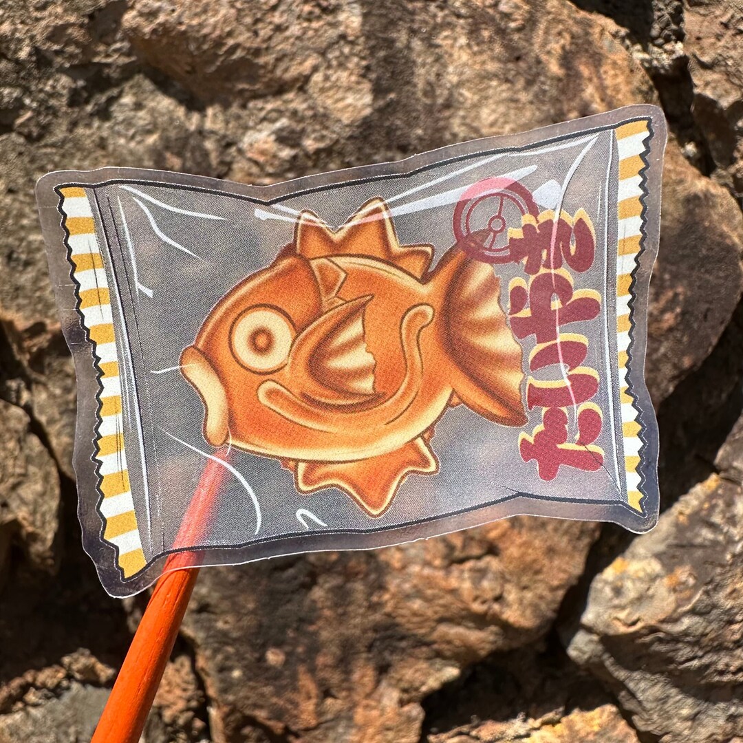 CLEAR Taiyaki Magikarp Sticker - Etsy