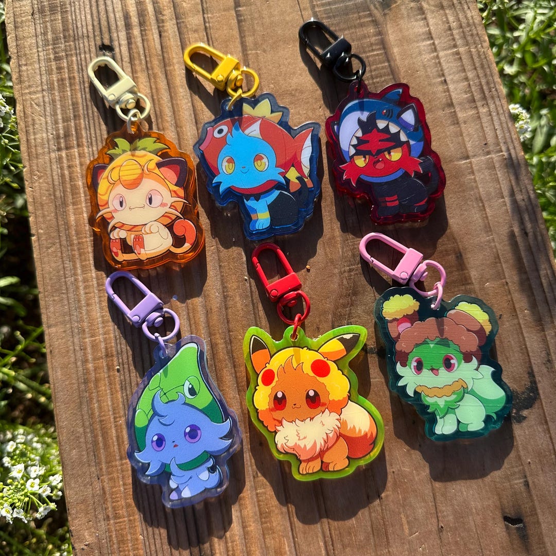 CATS! Acrylic Keychains - Etsy