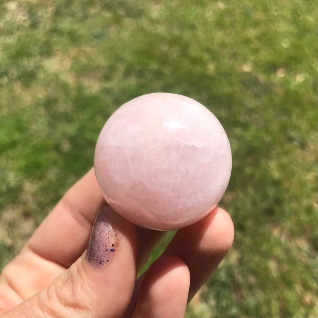 Incredible Pink Beryl Morganite Sphere Brazil 75g 37mm - Etsy