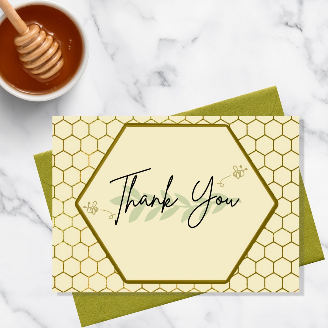 Printable Thank You Card | Landscape | Digital Download | Baby Shower ...