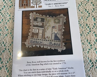 Early Americans Betsy Ross by Little House Needleworks Counted Cross ...