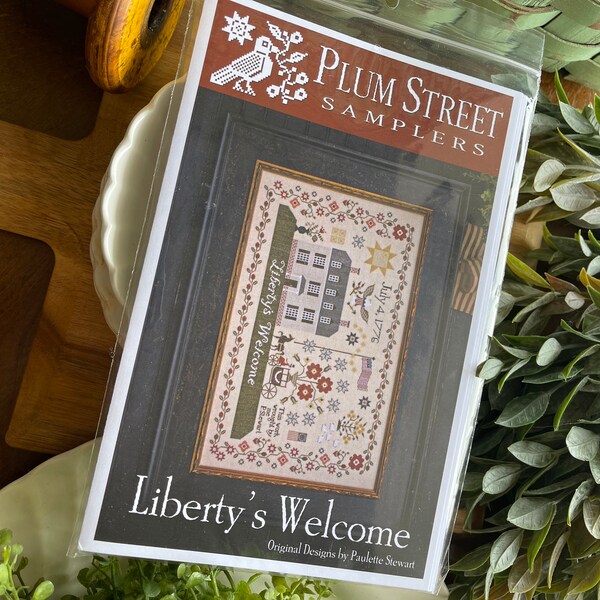 America Welcome Plum Street Samplers - Etsy