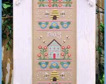 May Month Cross Stitch - Etsy