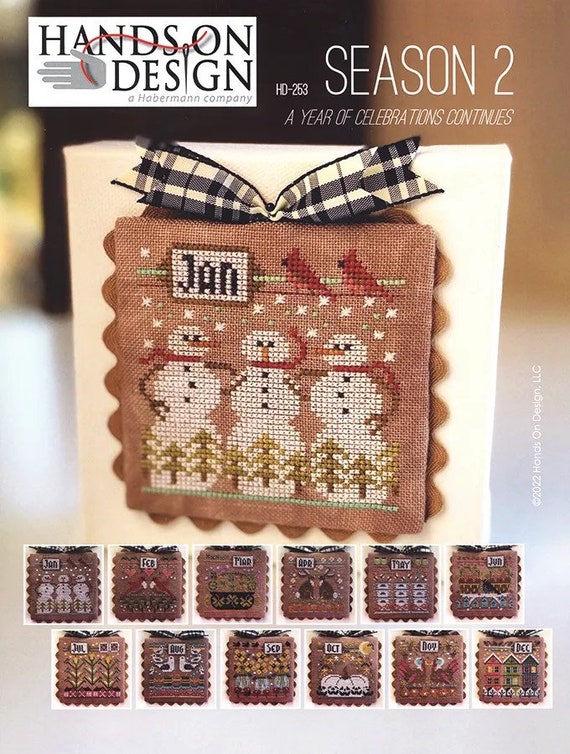 Season 2 A Year of Celebrations by Hands on Design Cross - Etsy