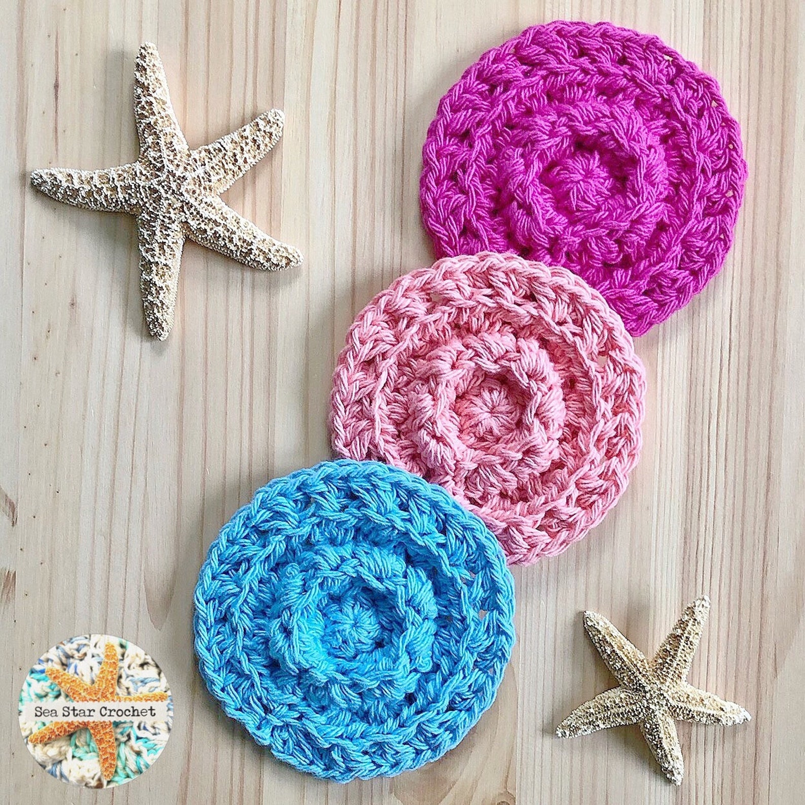 The Sea Star Sienna Facial Round PDF Pattern - Etsy