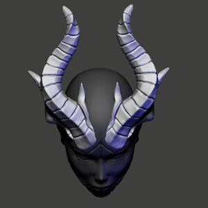 STL Demon Horns for BJD Dolls Ver002 for 3D Printing - Etsy