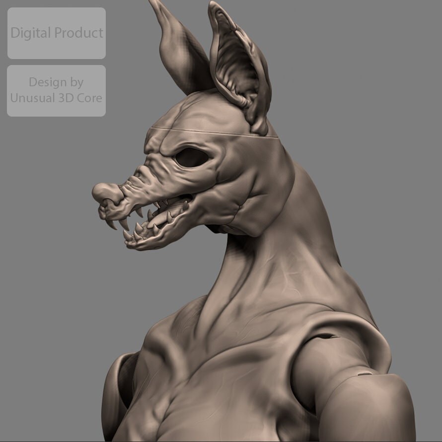 3D Model File STL Anubis Bjd Doll - Etsy