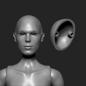 BJD Doll Full-set Parts With Highly Detailed STL File for 3D Printing ...