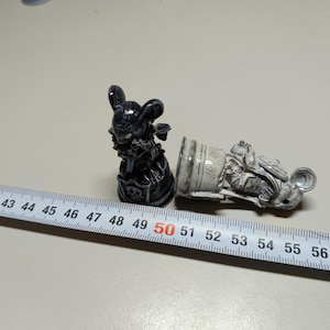 Complete Anime Chibi Style Resin Chess Set Handmade - Etsy